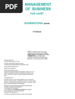CAPE Management of Business Syllabus | PDF | Leadership | Corporate ...