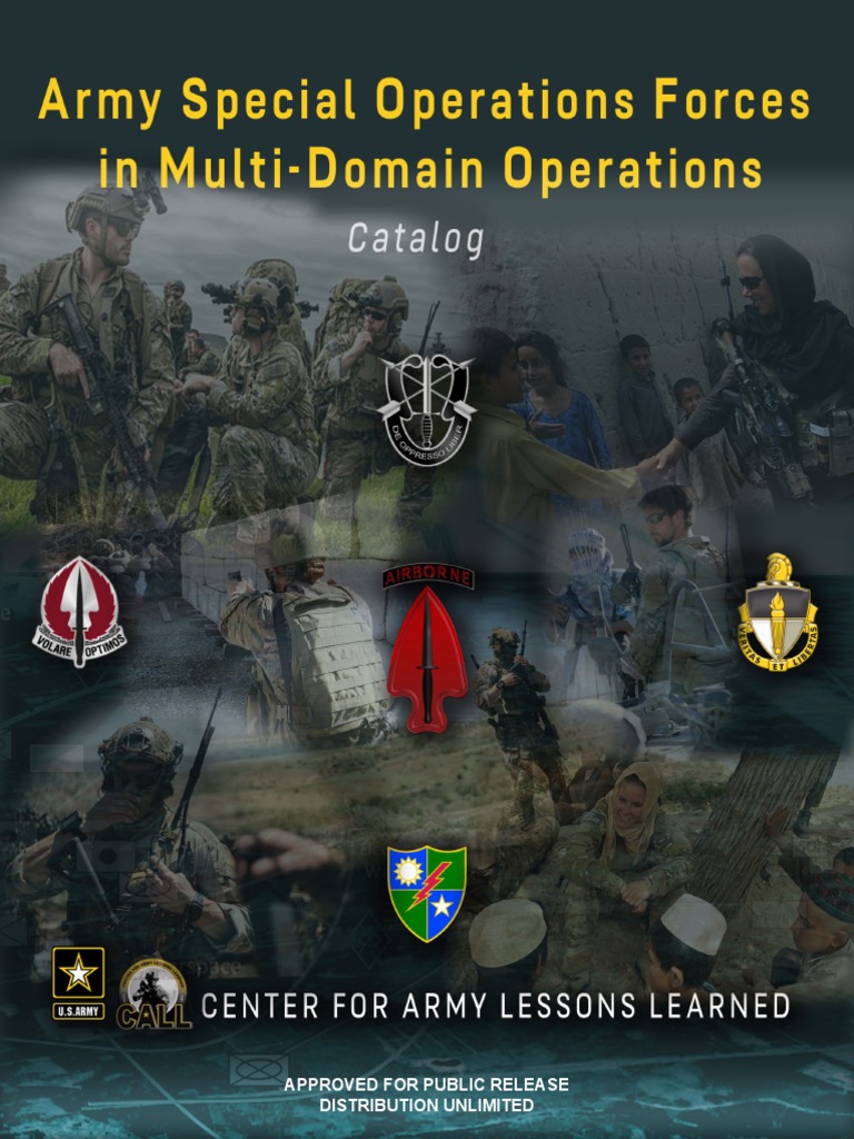 21 646 Army Special Operations Forces in Multi Domain Operations ...