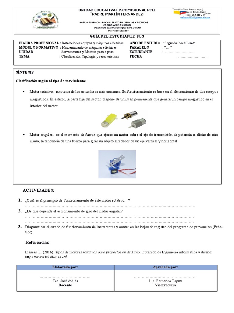 Guia N °3 Mantenimiento de Maquinas Segundo | PDF | Motores | Máquinas