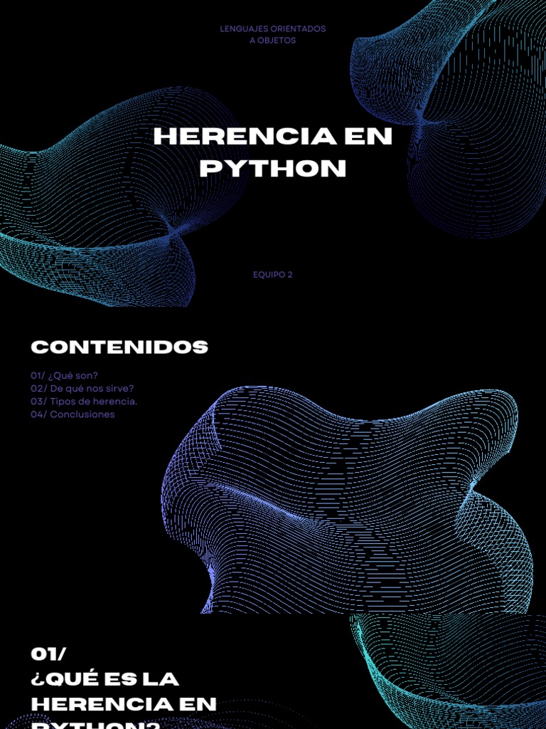 Herencia en Python | PDF | Herencia (Programación Orientada a Objetos) | Python (lenguaje de ...
