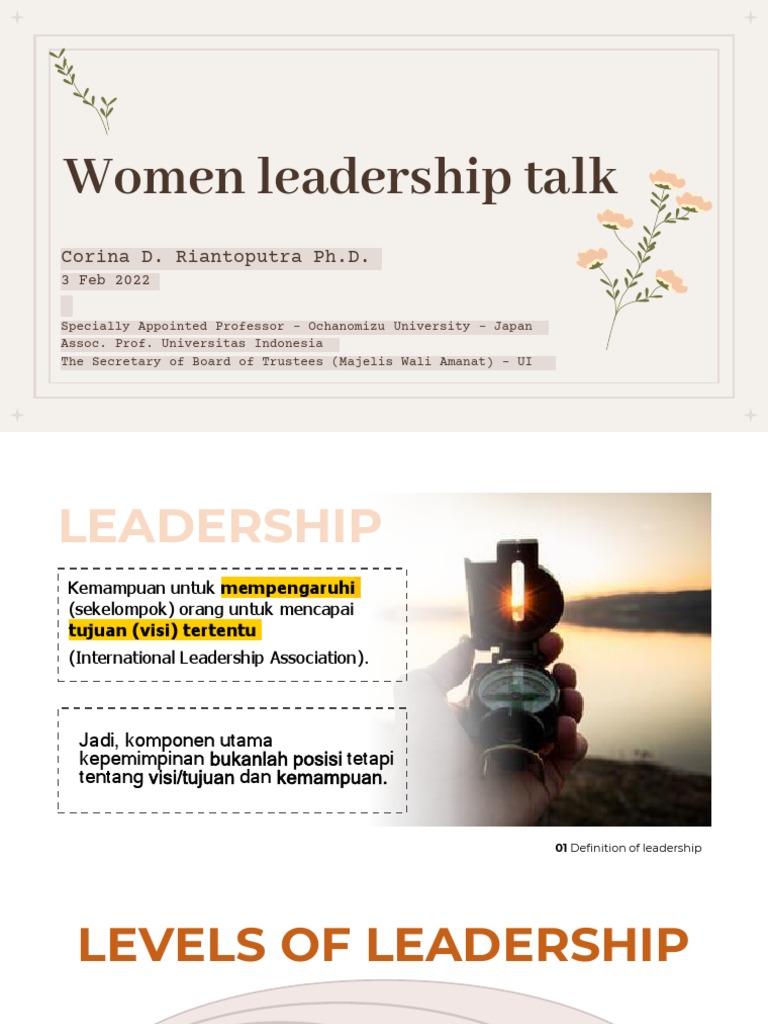 Women Leadership Talk | PDF