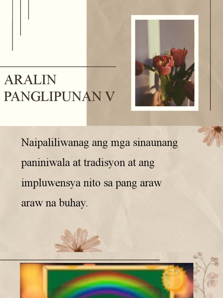 Aralin Panglipunan V | PDF