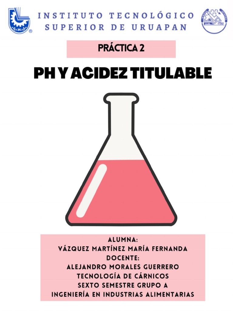 Práctica 2 - PH y Acidez Titulable | PDF | Ph | Química