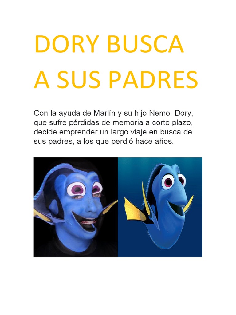 Dory Busca A Sus Padres | PDF