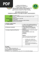 Cot Q2 - Lesson Plan - Ucsp | PDF | Career & Growth | Social Science