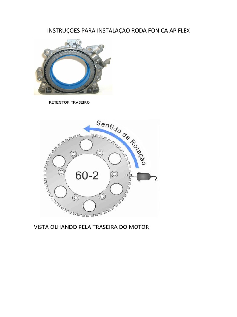INSTRUÇÕES PARA INSTALAÇÃO RODA FÔNICA AP FLEX | PDF