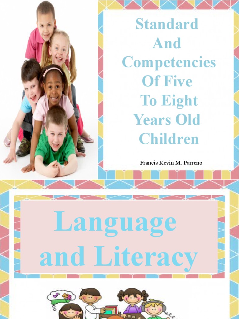 Standards and Competency of 5 Years Old Children | PDF | Vocabulary | Word