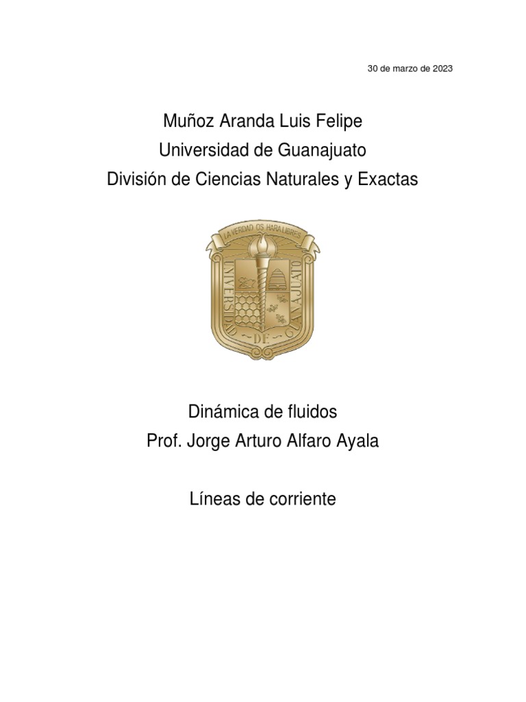 Líneas de Corriente en Dinámica de Fluidos | PDF | Velocidad | Ecuaciones