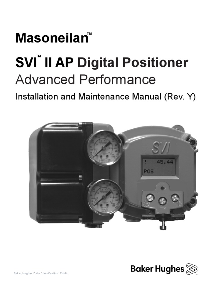 Masoneilan Digital Positioner Svi II Ap - Im - e | PDF | Valve | Actuator Masoneilan Digital Positioner Svi II Ap - Im - e | PDF | Valve | Actuator