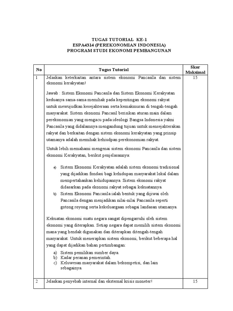 Tugas Tutorial 1 | PDF