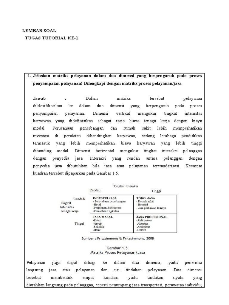 Soal EKMA4369 Tugas1 | PDF | Seni
