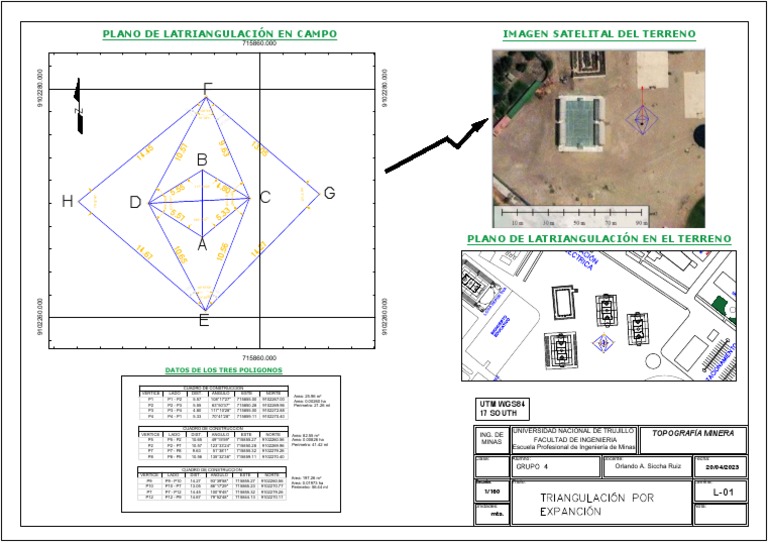 TRIANGULACION TOPO (1) - Layout1 | PDF | Ingeniería