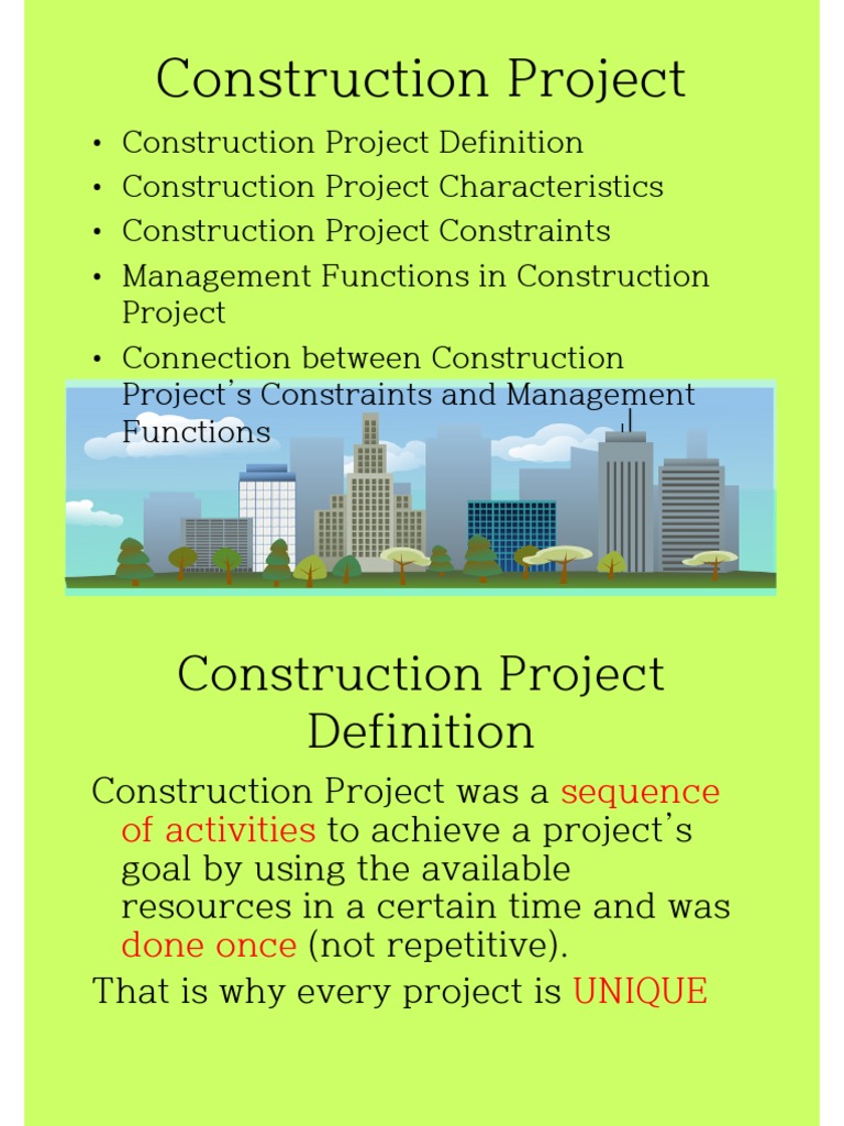 4 - Construction Project | PDF