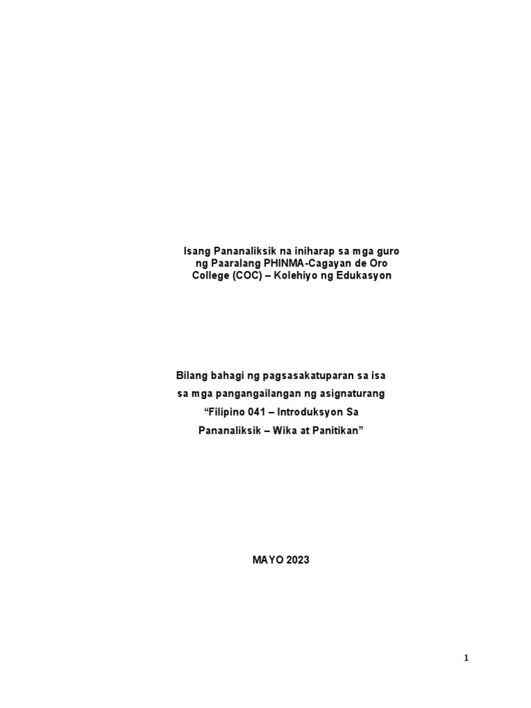 Research Final | PDF