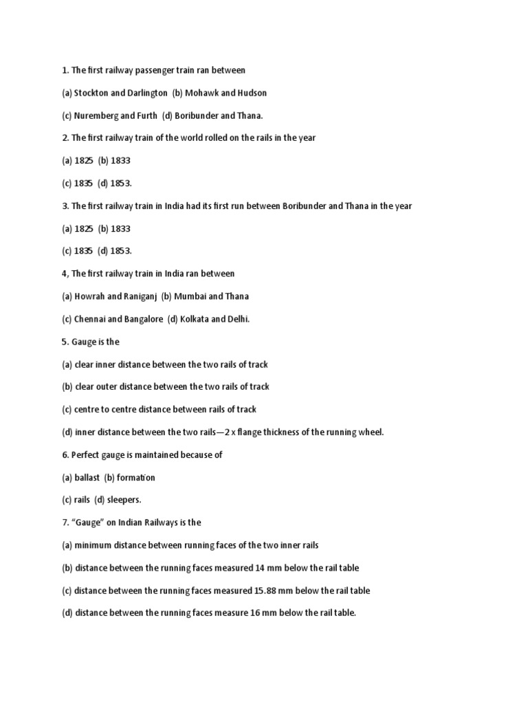 Railway Engineering New Ocr Format | PDF