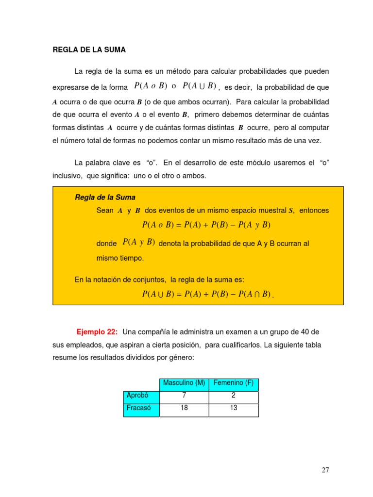 La regla fundamental de la probabilidad | PDF | Probabilidad | Matemáticas
