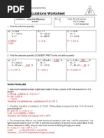 Grade 9 Electricity Practice Test | PDF | Volt | Electric Current