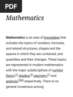 Mathematics | PDF | Mathematics | Number Theory
