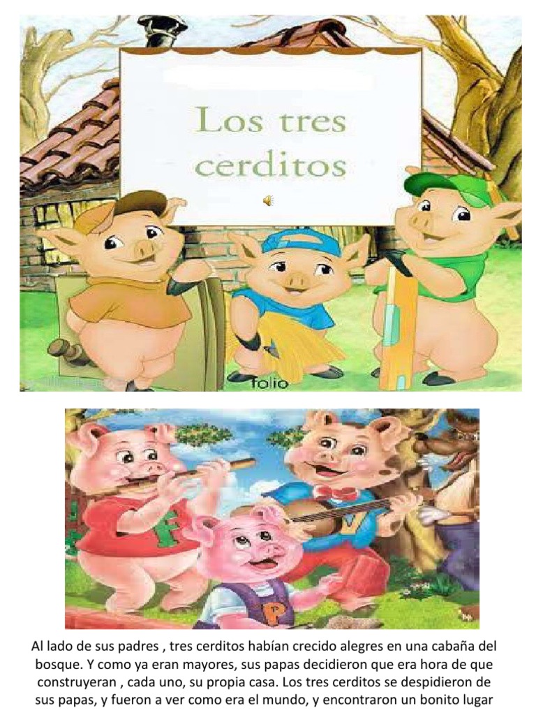 Los Tres Cerditos Cuentos | PDF