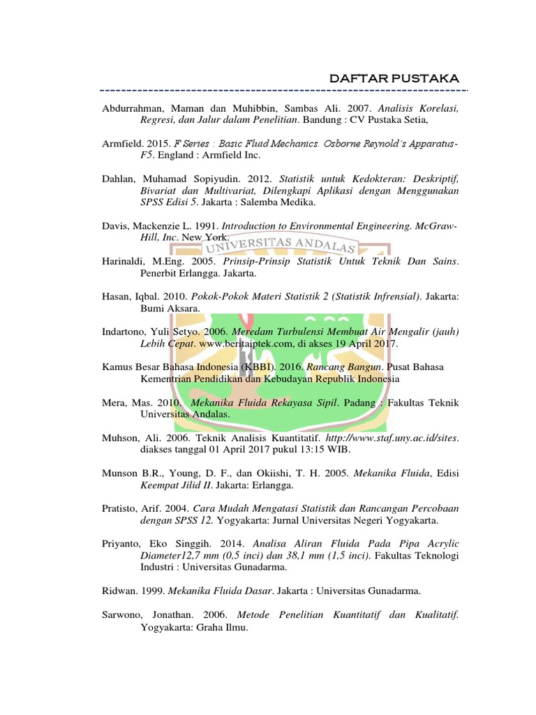 Daftar Pustaka - 2 | PDF