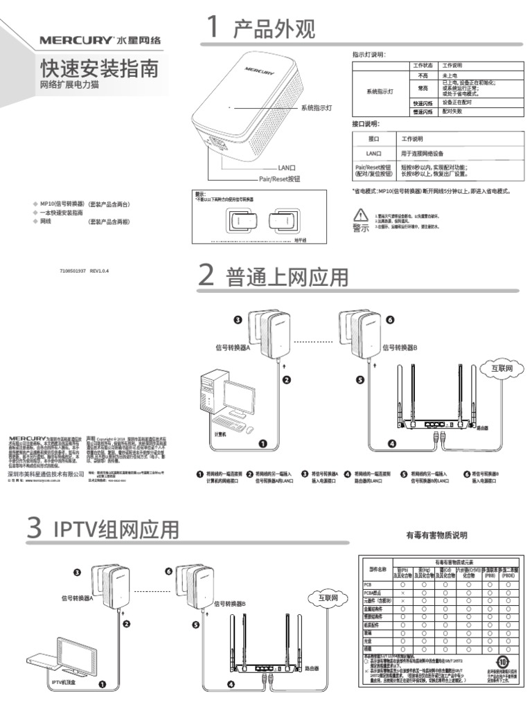 MP10 V1.0快速安装指南 1.0.4 | PDF