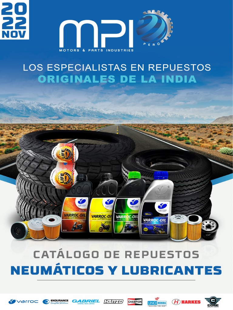 Productos Neumáticos y Lubricantes | PDF | Combustibles renovables ...