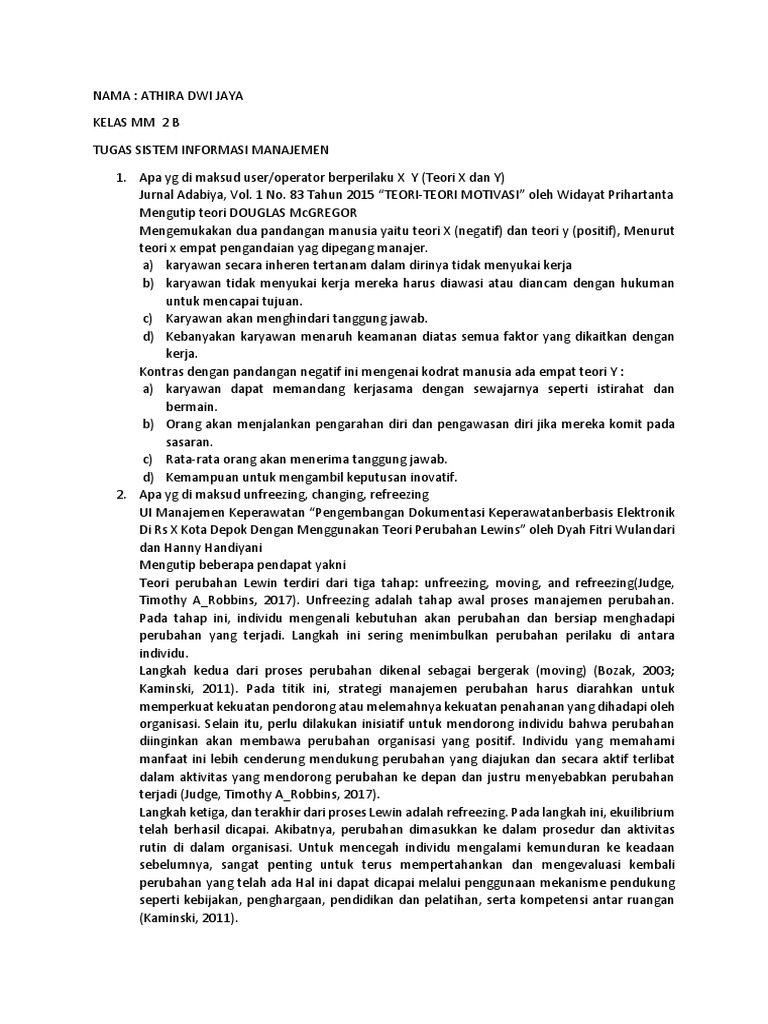 Athira Dwi Jaya SIM | PDF | Bisnis