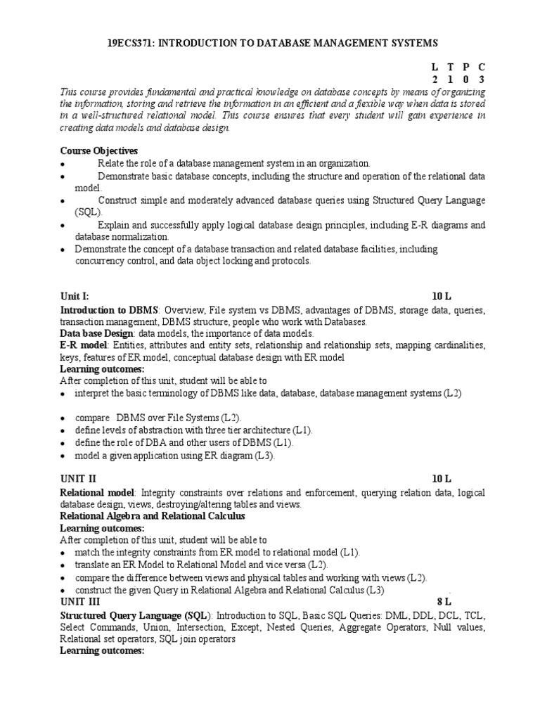 DBMS | PDF | Databases | Relational Model DBMS | PDF | Databases | Relational Model