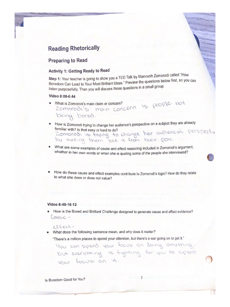 Reading Rhetorically 3 | PDF