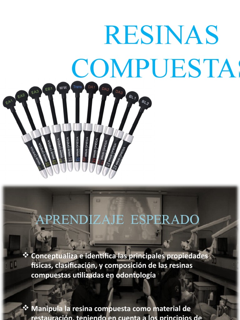 Clase IV Resinas compuestas(2) | PDF | Polimerización | Polímeros