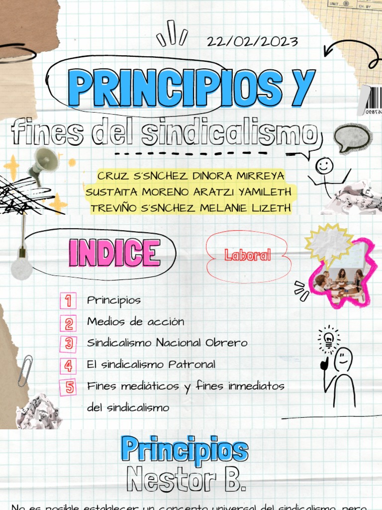 Principios y Fines Del Sindicalismo | PDF | Sindicato | Trabajo Social Principios y Fines Del Sindicalismo | PDF | Sindicato | Trabajo Social