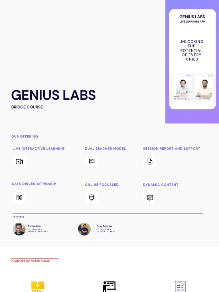 Unlocking Student Potential: An Introduction to Genius Labs' Live Learning App and Comprehensive ...