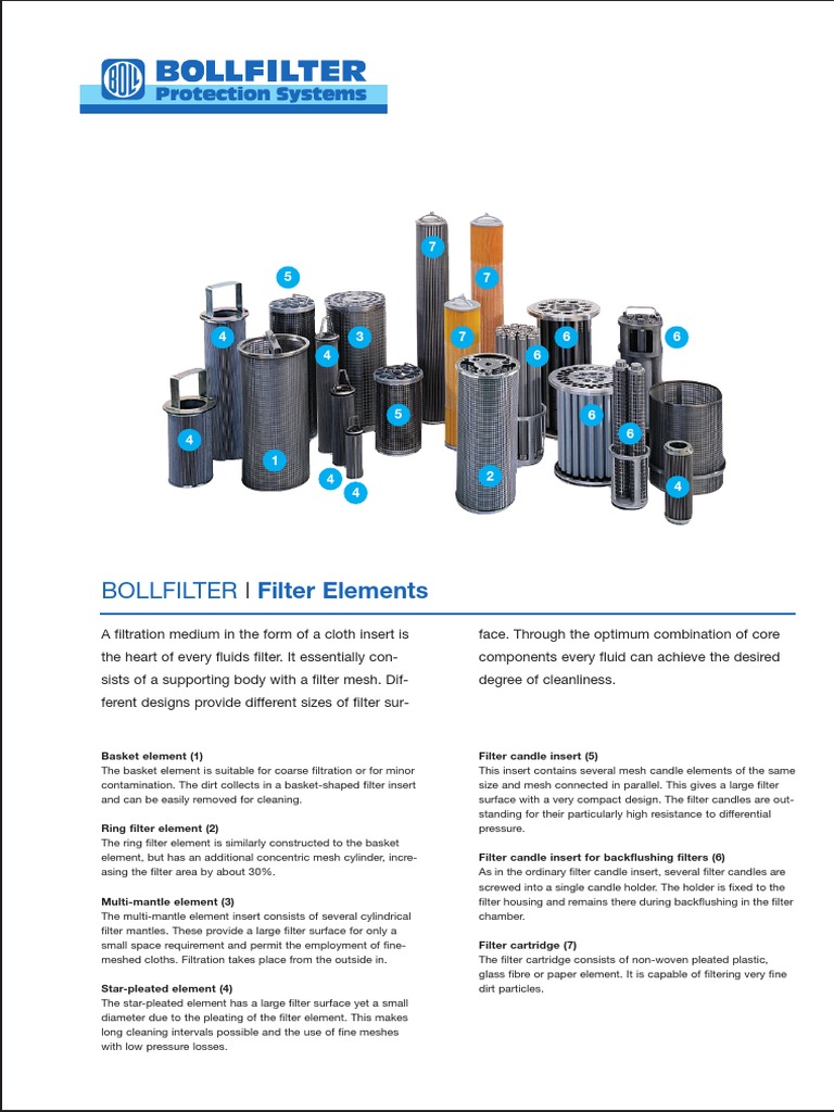 Filterelemente_en | PDF