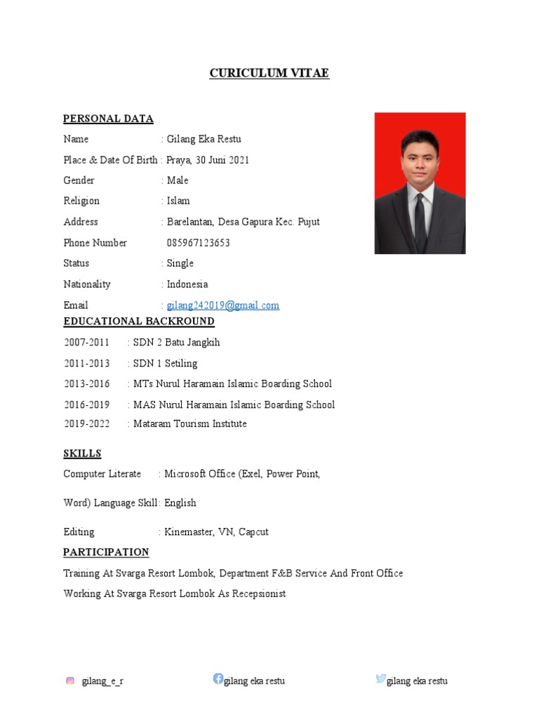 Curiculum Vitae | PDF