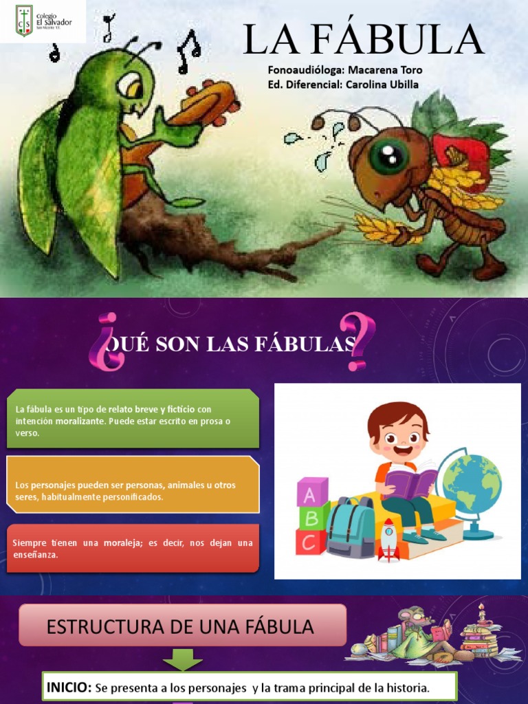 LA FÁBULA y Practica, Clase 2 | PDF | Fábula