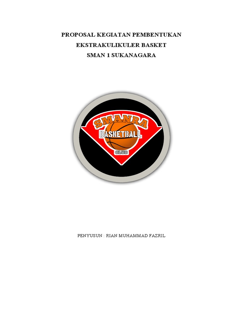Proposal Ekskul Basket SMAN 1 Sukanagara | PDF