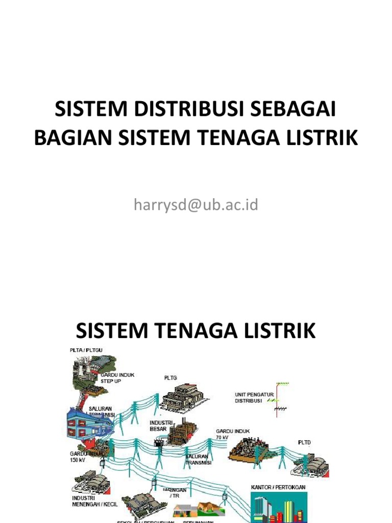 Pengantar Sistem Distribusi Tenaga Listrik | PDF