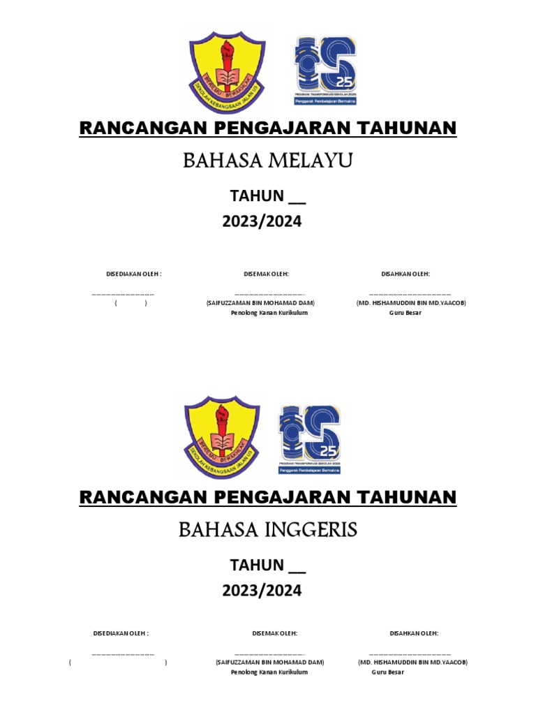 Cover RPT | PDF | Karier & Perkembangan | Olahraga & Rekreasi