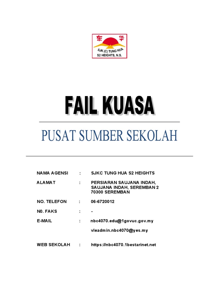 Fail Kuasa SJKC Tung Hua | PDF
