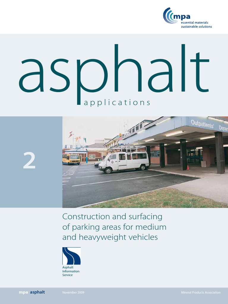 Construction % Surfacing of Parking Areas 2 | PDF | Road Surface | Asphalt