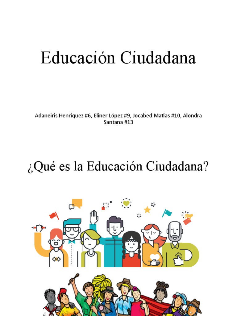 Educación Ciudadana Pdf