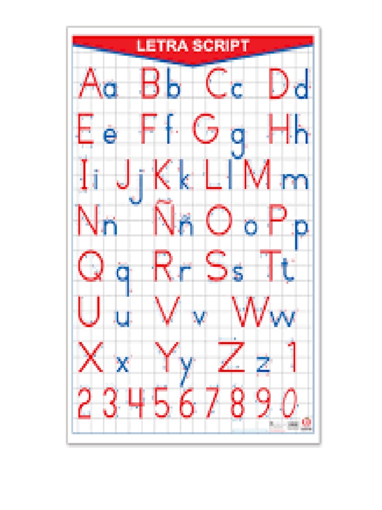 Cartel de Letras Mayusculas y Minusculas | PDF