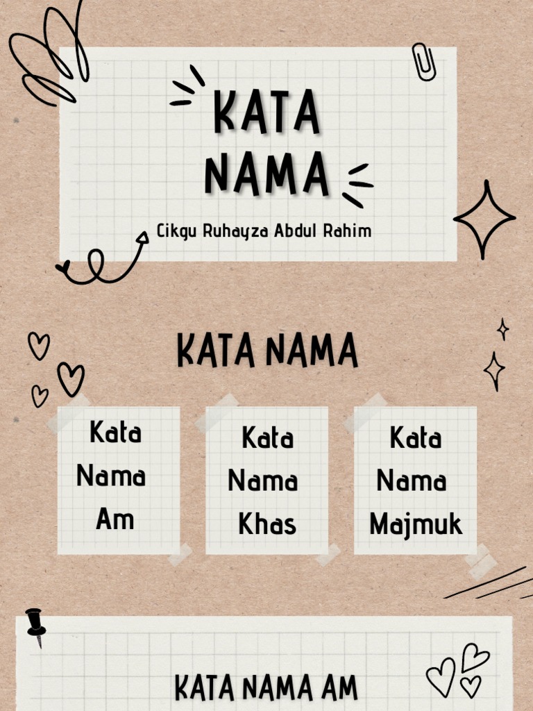 Kata Nama T1 | PDF
