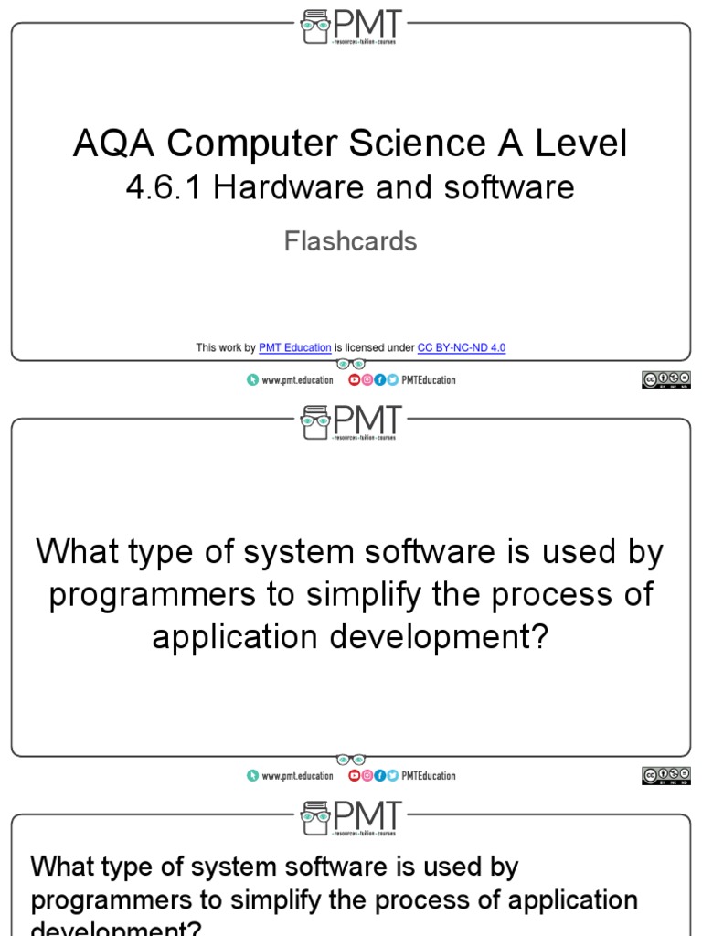 6.1. Hardware and Software | PDF | Software | Operating System