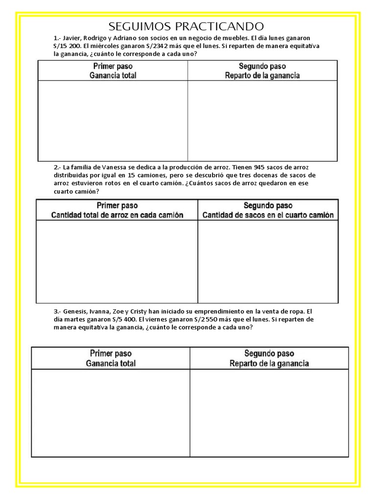 Seguimos Practicando | PDF