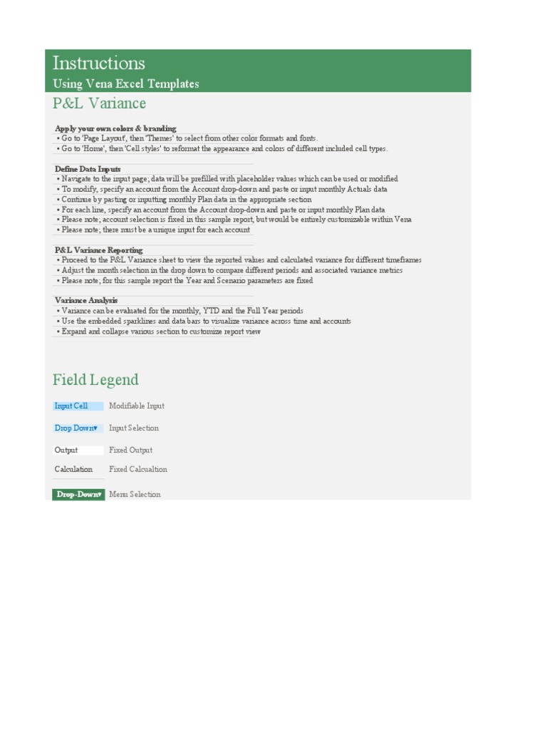 Budget_vs_Actual_Report_Template_V3 | PDF | Taxes | Economies