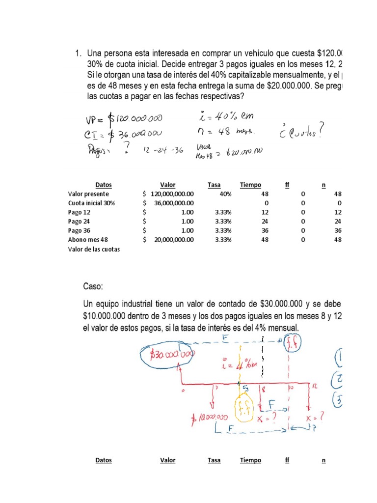 Ejercicios MF II Oct Nov 10 | PDF | Inversiones | Banca de inversión
