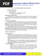 Unit 2- Handouts ASSESSMENT OF LEARNING 2 | PDF | Educational ...