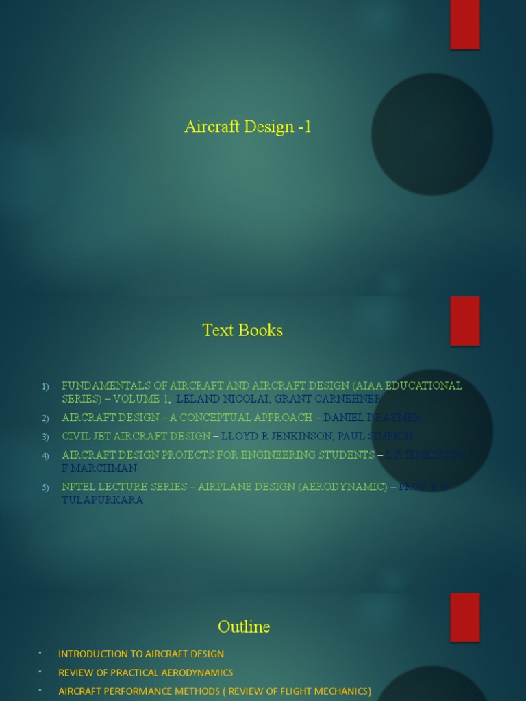 Overview of Aircraft Design Principles | PDF | Aircraft | Flight