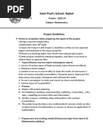 O Level Mathematics Project Topics | PDF | Area | Mathematics